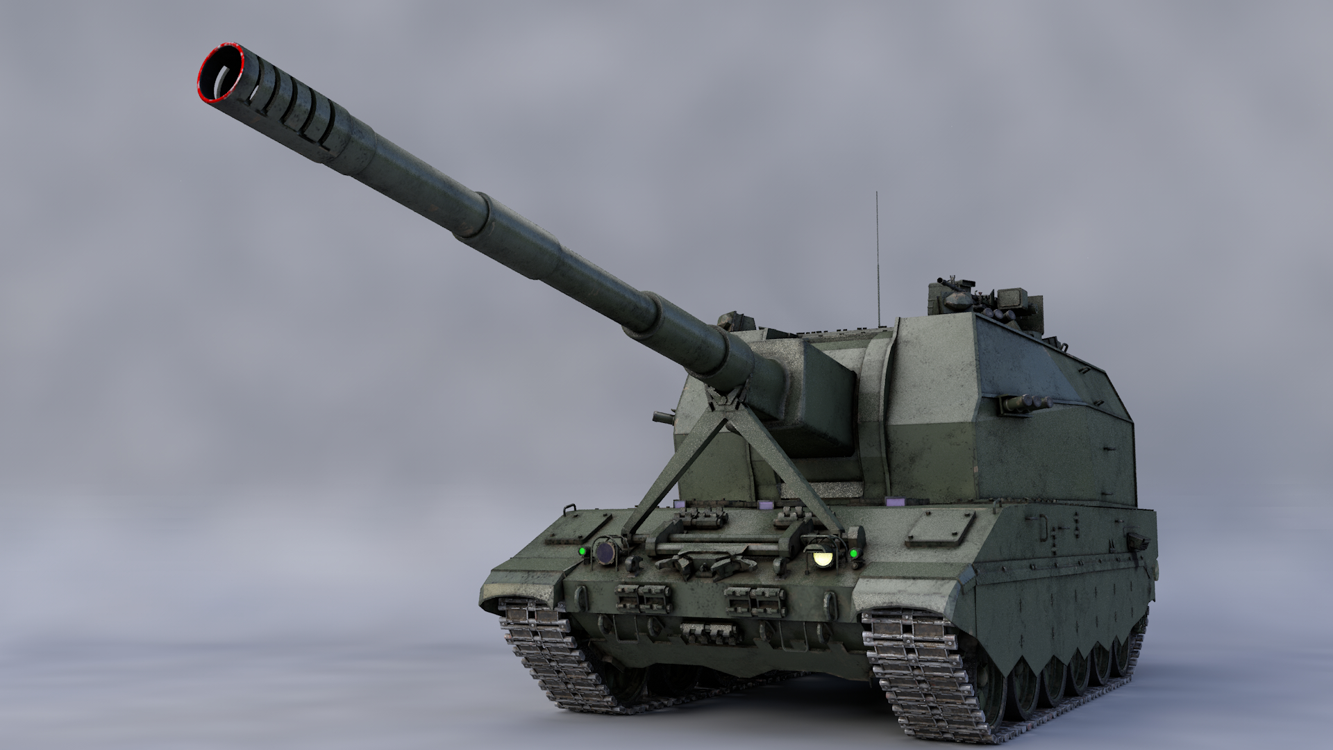 2s35 koalitsiya sv 3D - TurboSquid 1369814