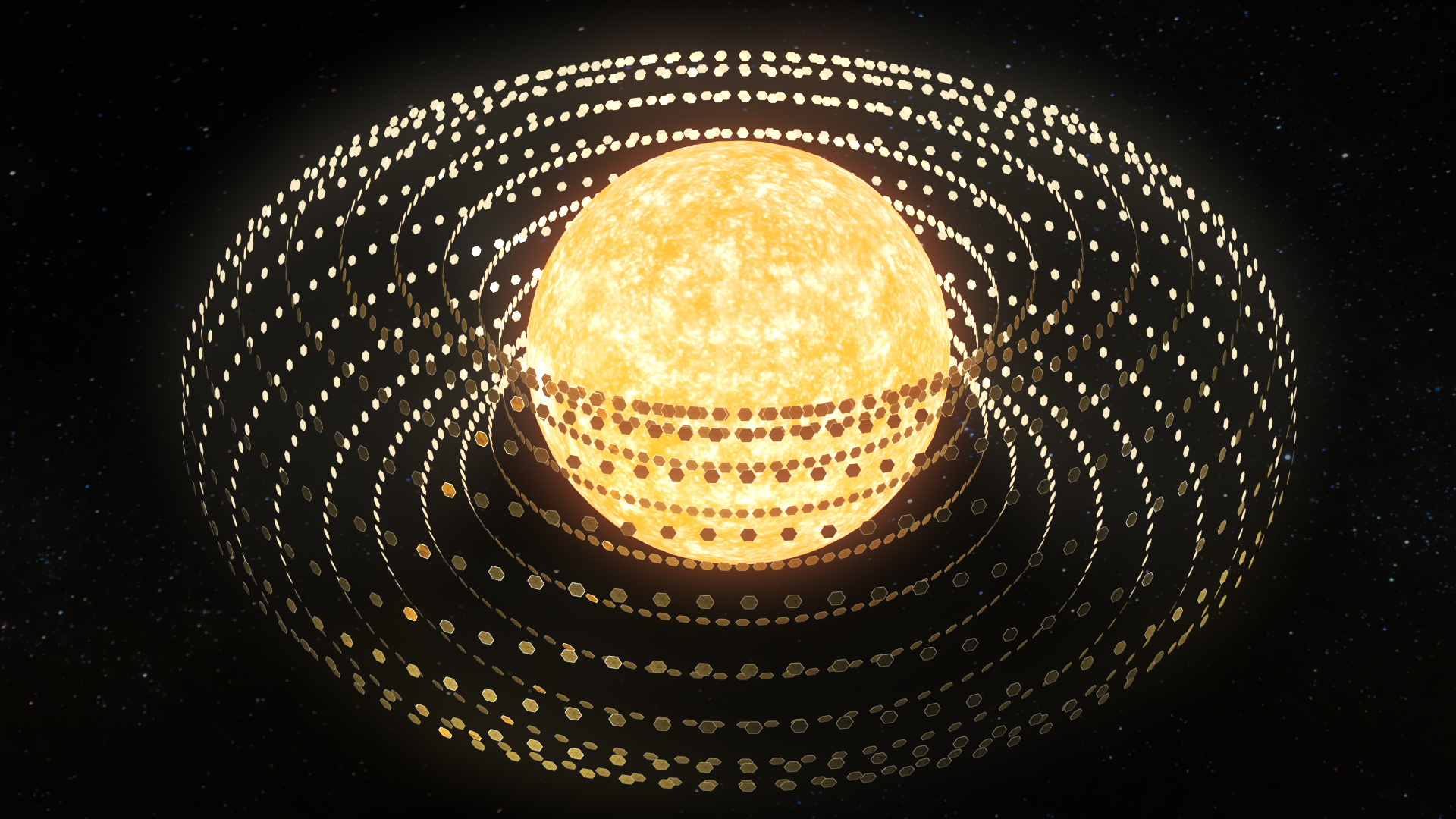 Dyson swarm 3D model - TurboSquid 1369830