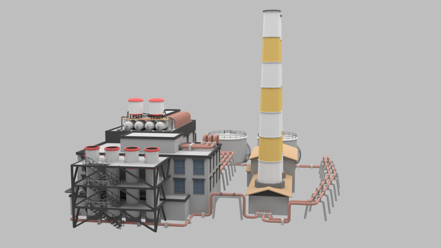 modèle 3D de Centrale électrique - TurboSquid 1369923