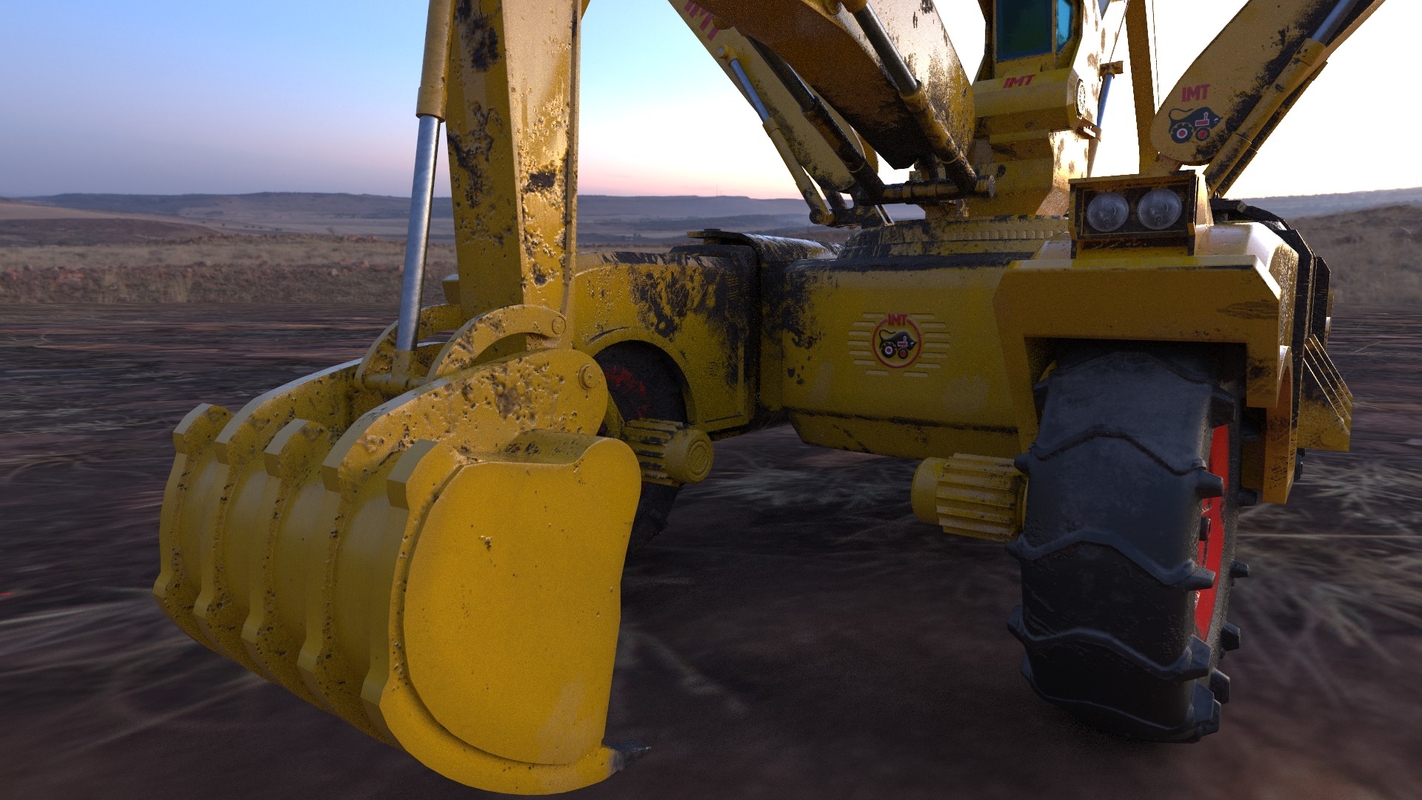 Futuristic construction machine 3D - TurboSquid 1369943