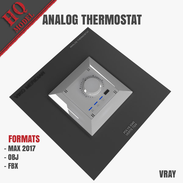 Thermostat 3d Models For Download Turbosquid