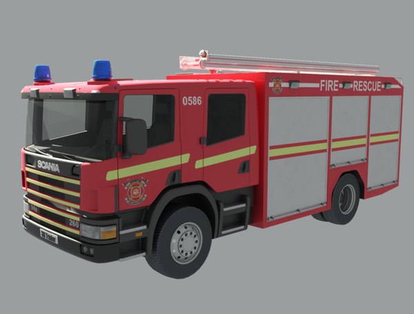 Fire Engine 3D Models for Download | TurboSquid