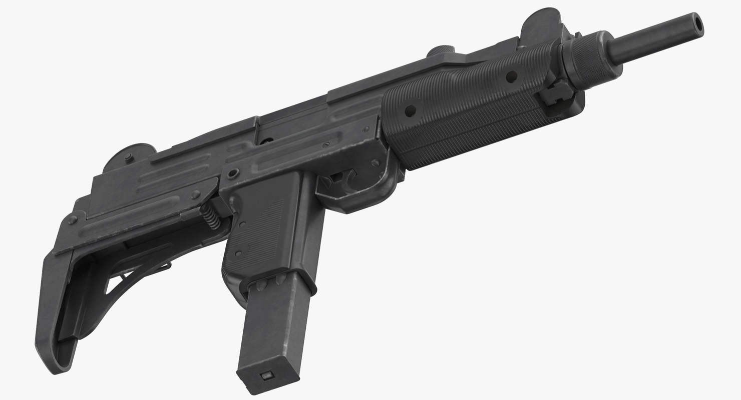 Modello 3D Fucile mitragliatore UZI SMG - TurboSquid 1370531