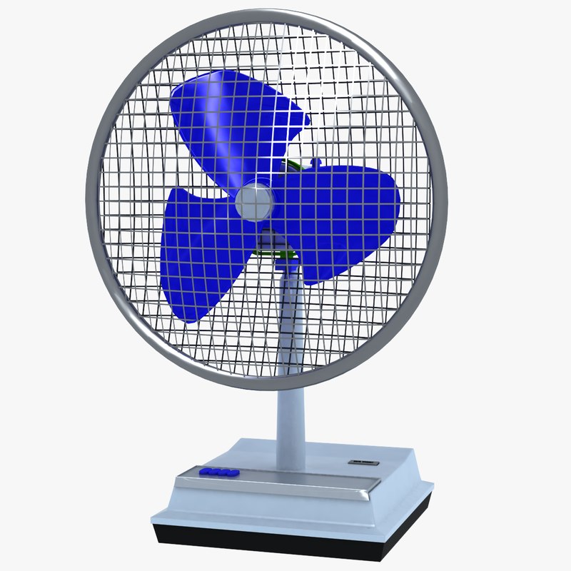3d simple fan model