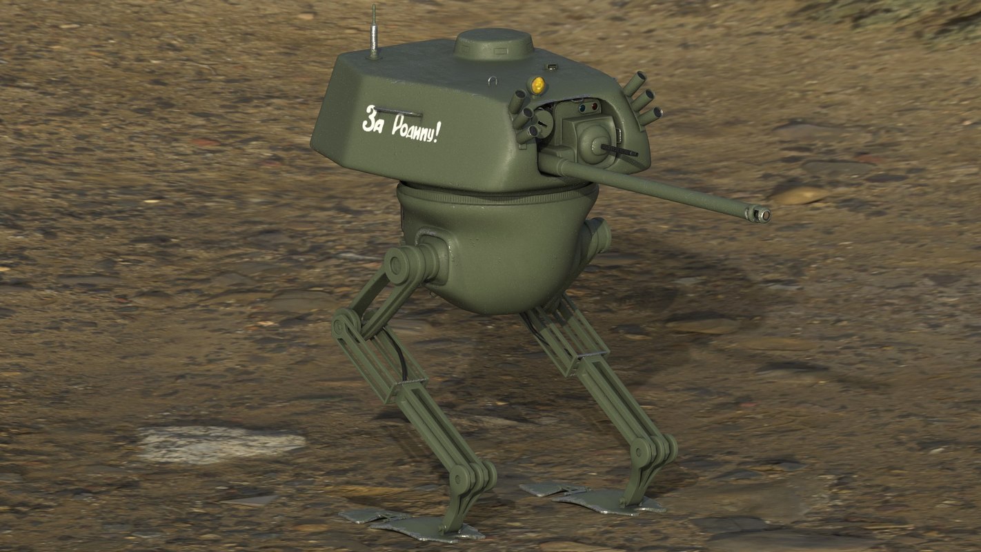 Rigged soviet mech 3D model - TurboSquid 1370781