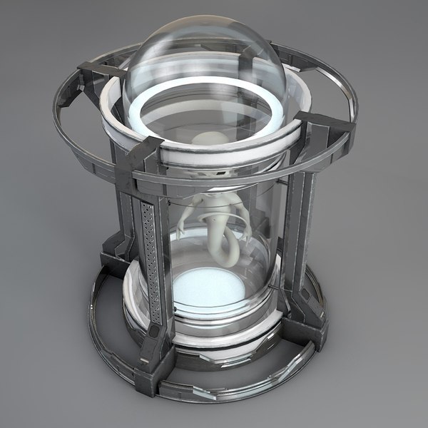 3D scifi incubator alien - TurboSquid 1371053