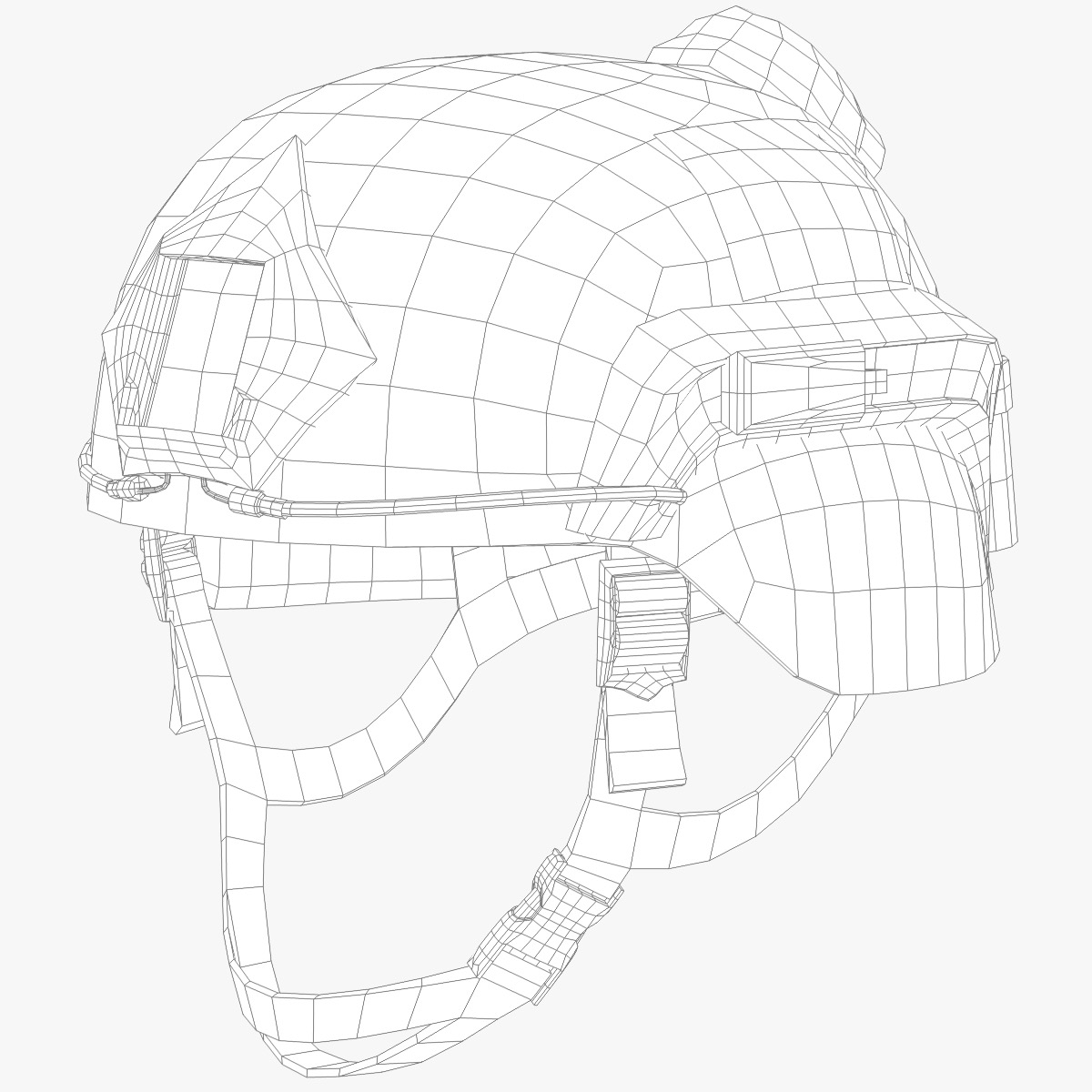 3D ballistic combat helmet model - TurboSquid 1371187