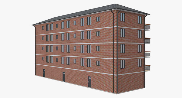 modèle 3D de Immeuble à appartements 19 - TurboSquid 1371197