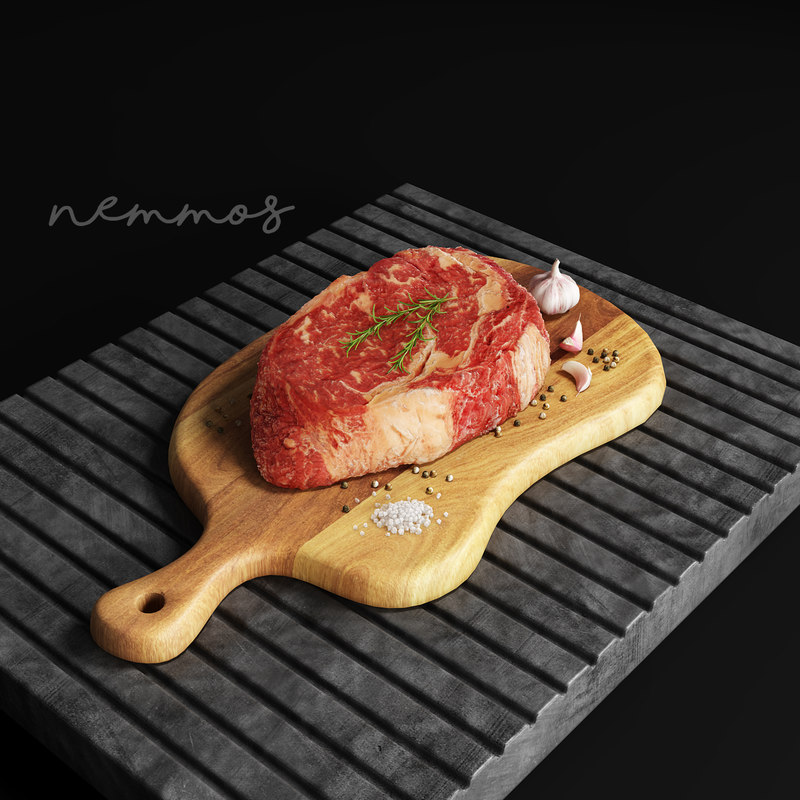 Meat steak food 3D model - TurboSquid 1371231