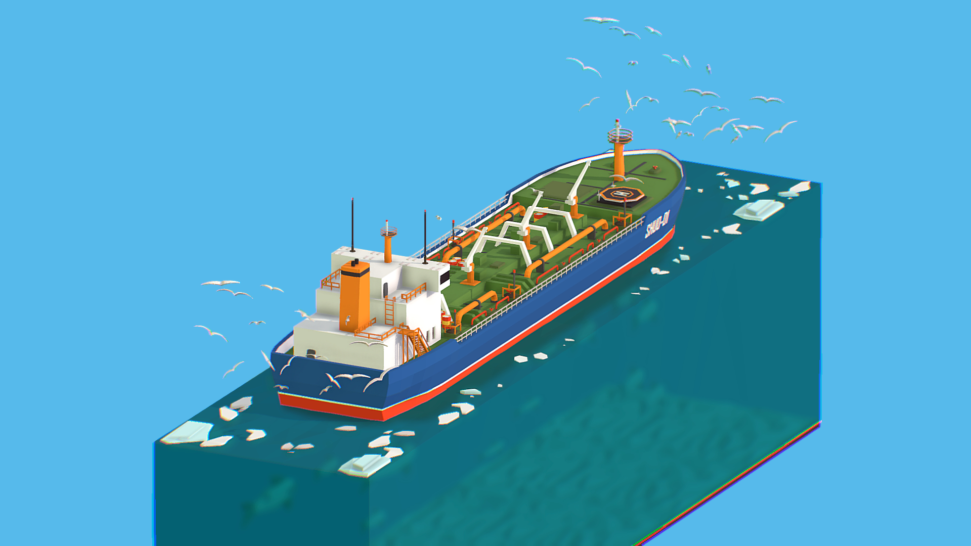 Isometrischer Boots Schiffs ltanker Im Ozean 3D Modell TurboSquid isometrischer-boots-schiffs-ltanker-im-ozean-3d-modell-turbosquid