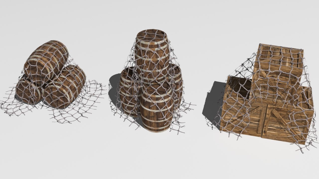 Fish net 3D model - TurboSquid 1371302