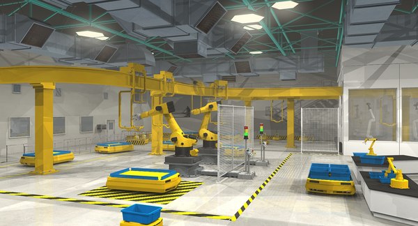 Massive modular robotic industrial 3D model - TurboSquid 1371793