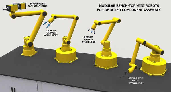 Massive modular robotic industrial 3D model - TurboSquid 1371793