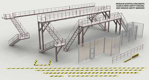 Massive modular robotic industrial 3D model - TurboSquid 1371793