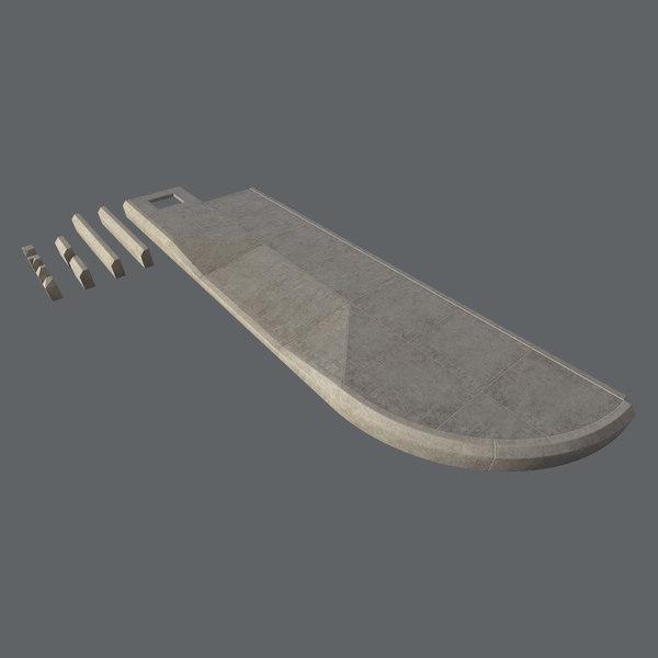 3d model pedestrian street