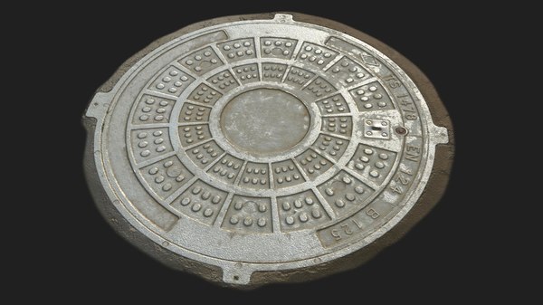 Allegorithmic Substance Manhole Cover Decal
