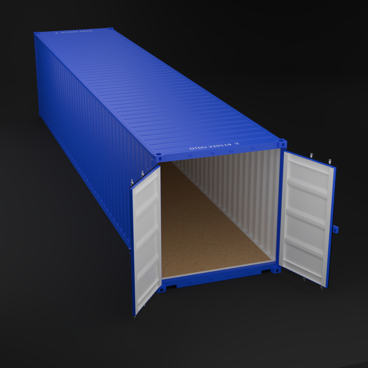 3D model 40ft shipping container - TurboSquid 1372056