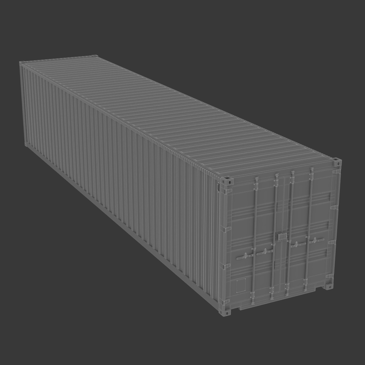 3D model 40ft shipping container - TurboSquid 1372056
