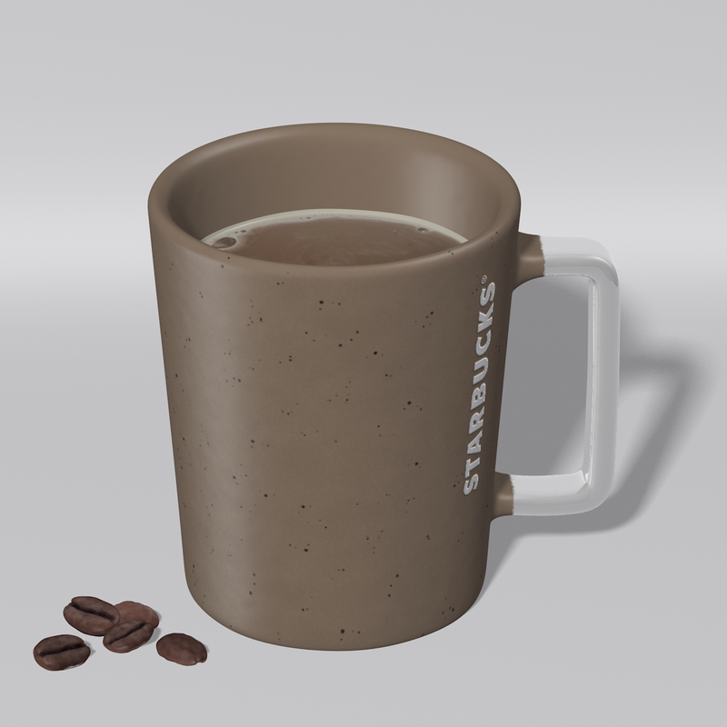 Coffee cups 3D model - TurboSquid 1372179