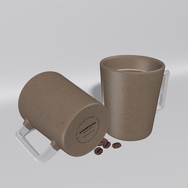 Coffee cups 3D model - TurboSquid 1372179