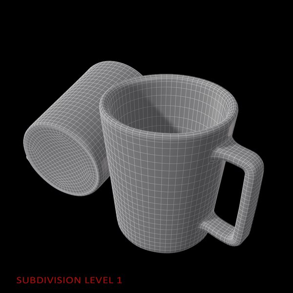 Coffee cups 3D model - TurboSquid 1372179