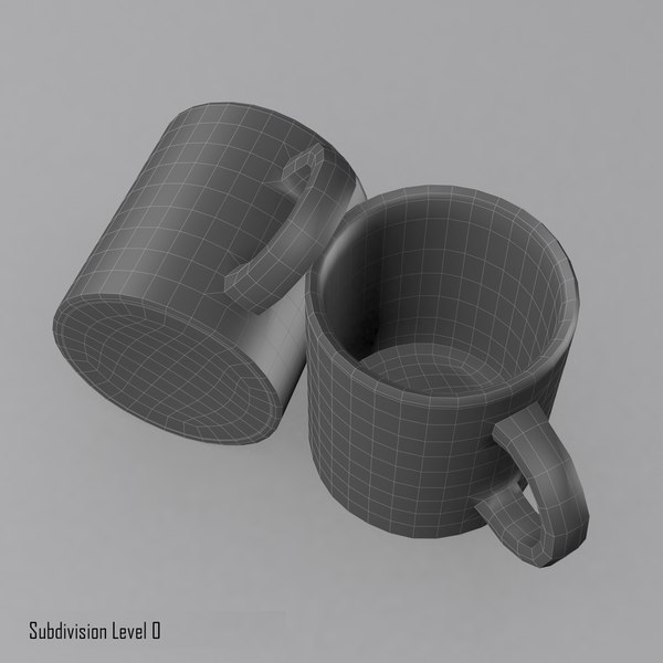 Coffee cups 3D model - TurboSquid 1372179
