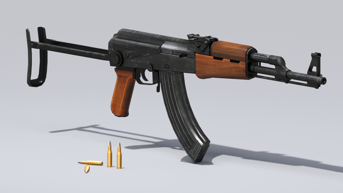 Akm assault rifle - 3D - TurboSquid 1372485