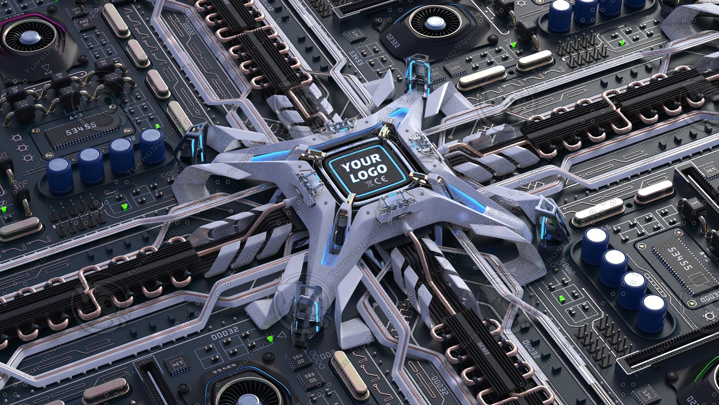 3D cpu motherboard model - TurboSquid 1372698