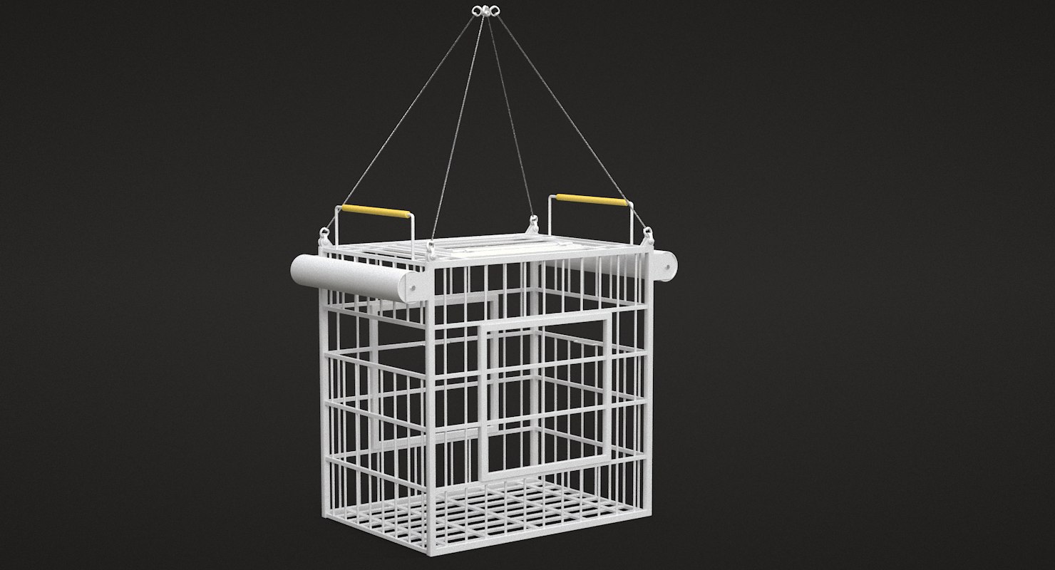 Shark-proof cage 3D model - TurboSquid 1372799