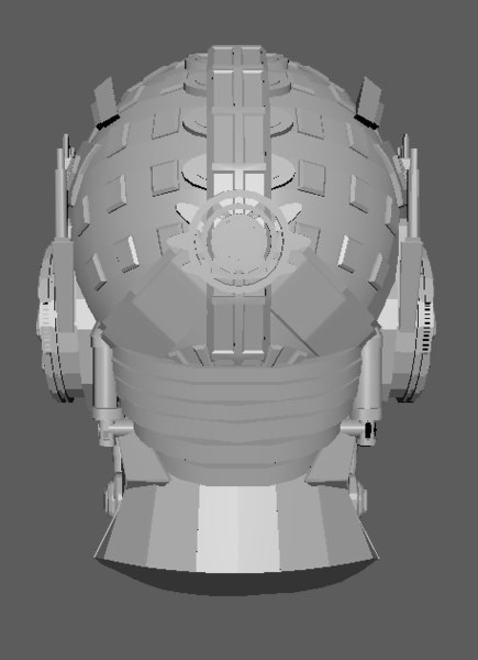 Robotic helmet modelled model - TurboSquid 1372825
