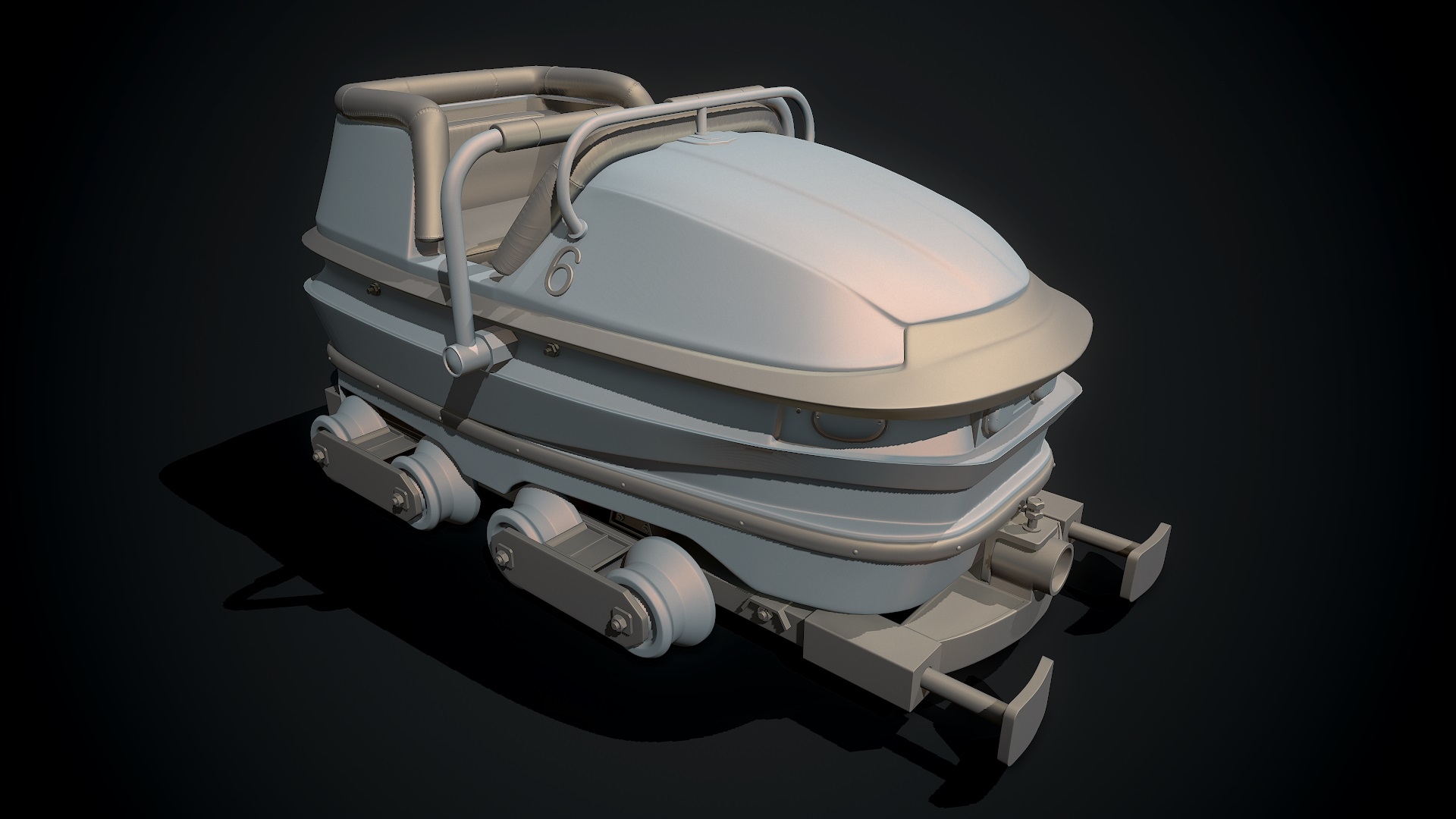Roller coaster cart train 3D model - TurboSquid 1373204