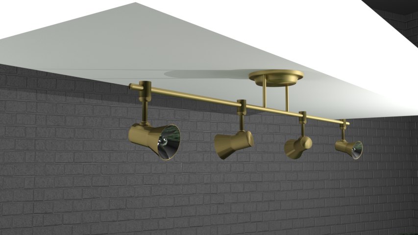 Modern roof lamp 3D - TurboSquid 1372842