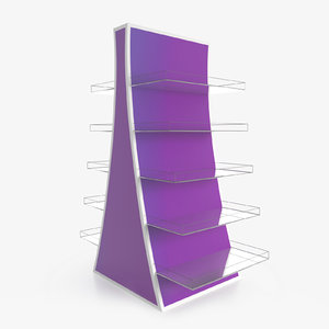 3D display rack model - TurboSquid 1372968