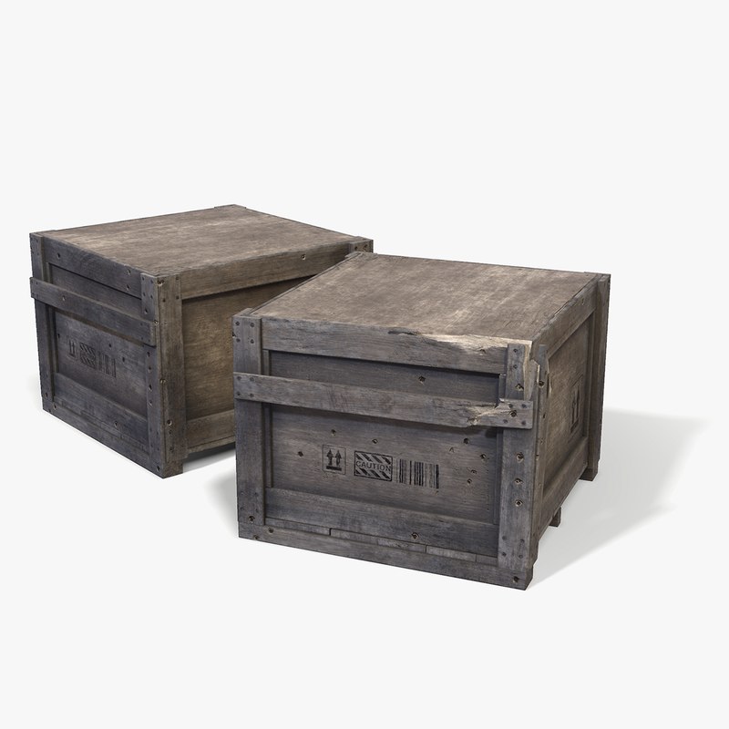 Broken crate bullet holes model - TurboSquid 1372952