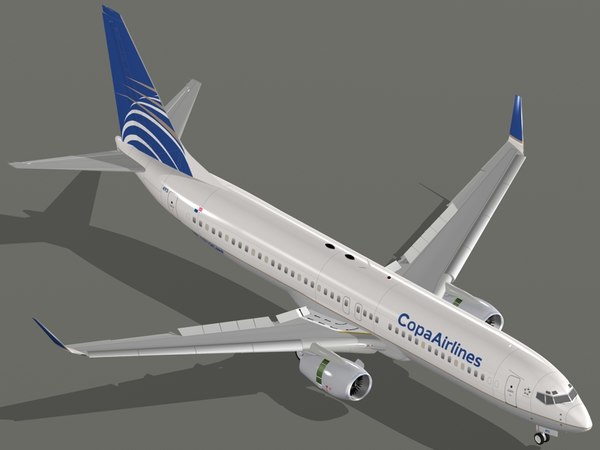 Boeing 737-800 Copa Airlines model - TurboSquid 1271050