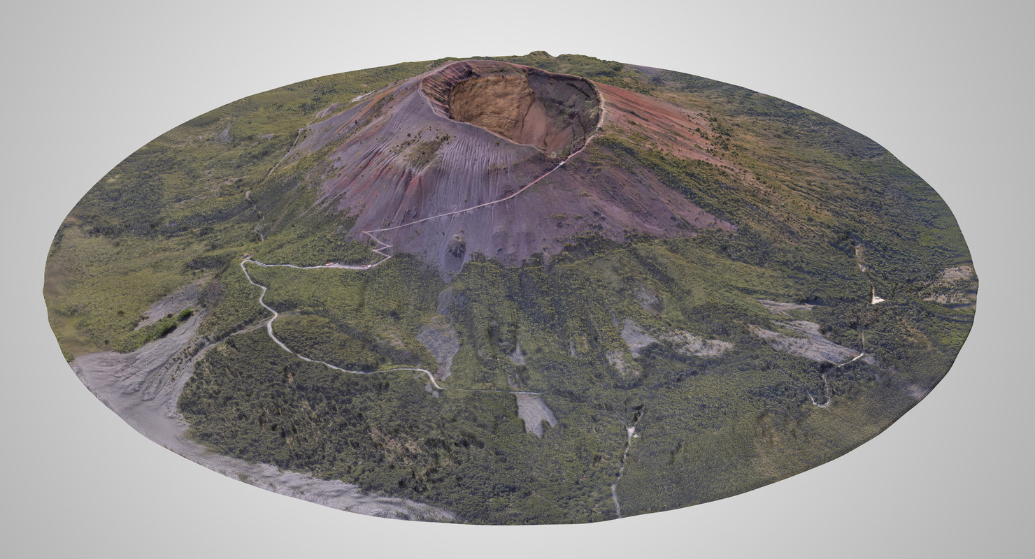 Vesuvius volcano crater 3D model - TurboSquid 1373499