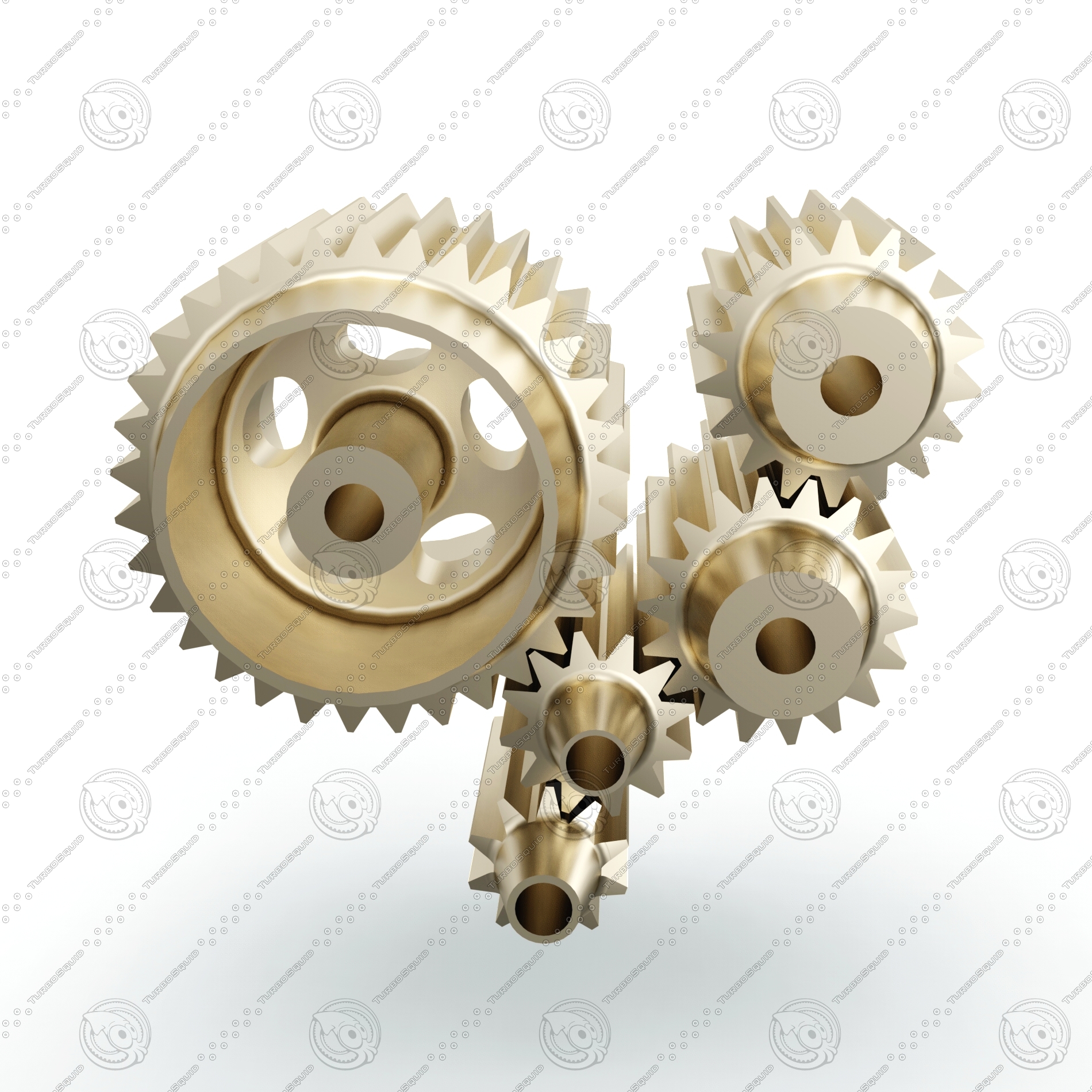 Gears cogs 3D model - TurboSquid 1373533