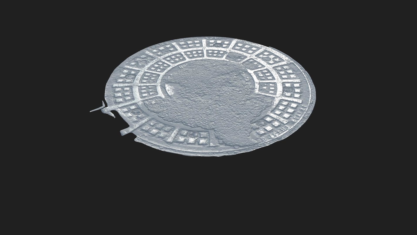 Texture Manhole decal Cover
