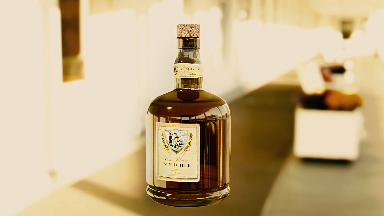 Uma garrafa de bom rum Modelo 3D - TurboSquid 1373555