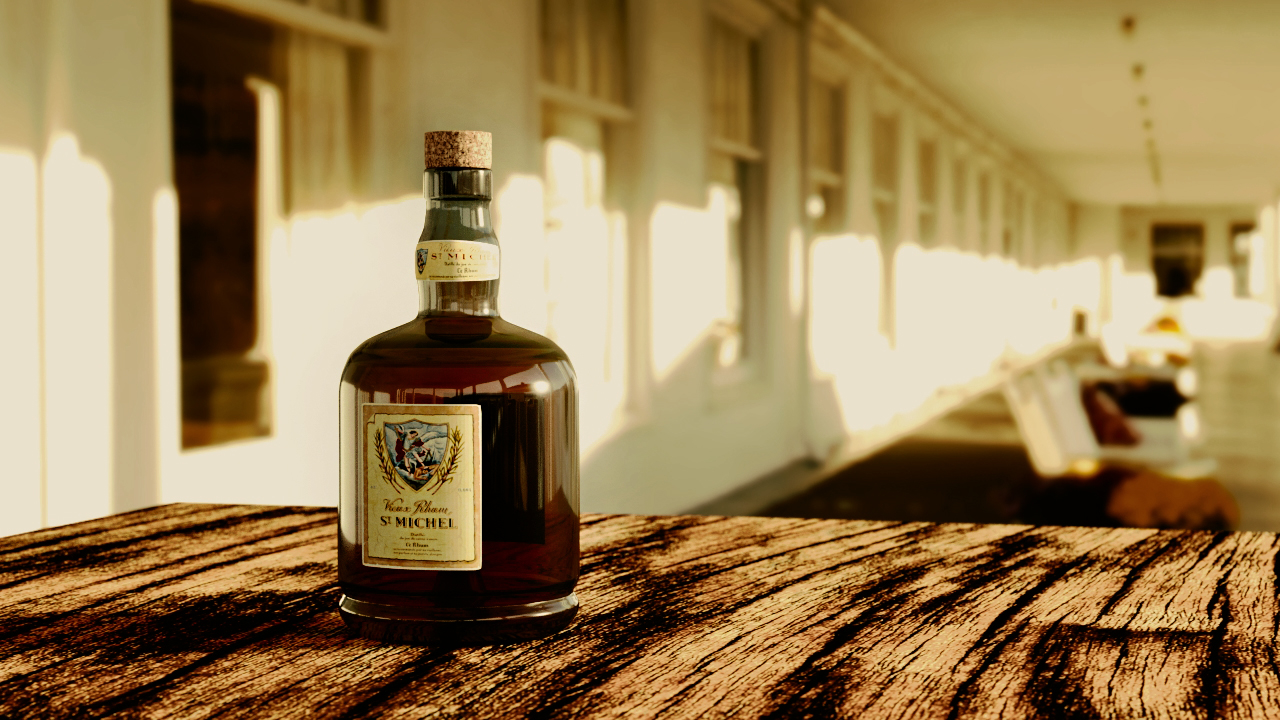 Uma garrafa de bom rum Modelo 3D - TurboSquid 1373555