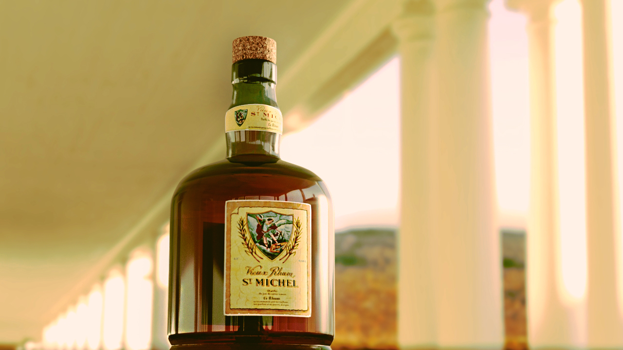 Uma garrafa de bom rum Modelo 3D - TurboSquid 1373555