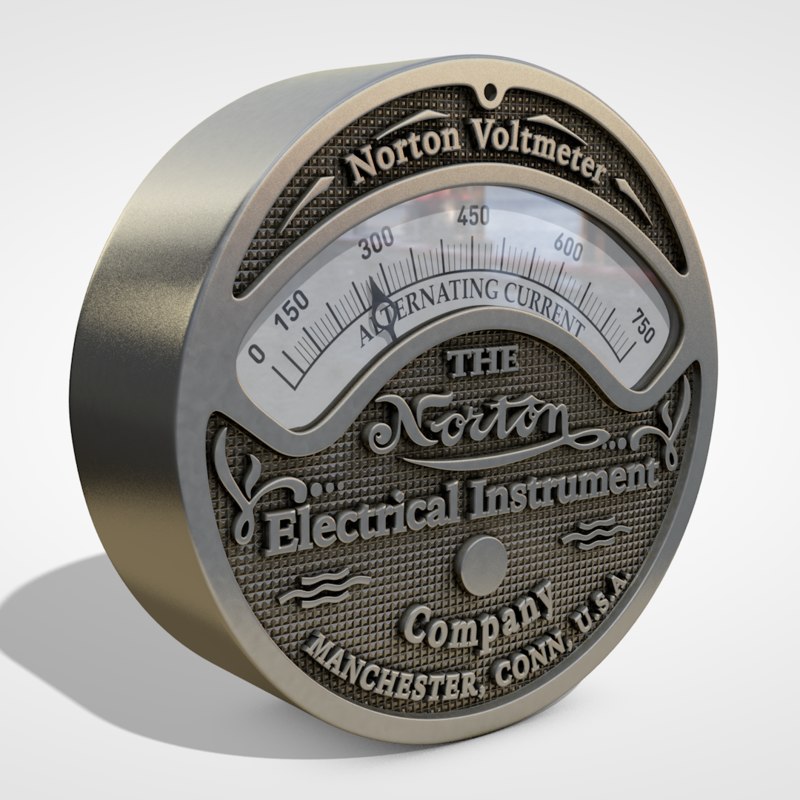 3D retro gauge model - TurboSquid 1373592