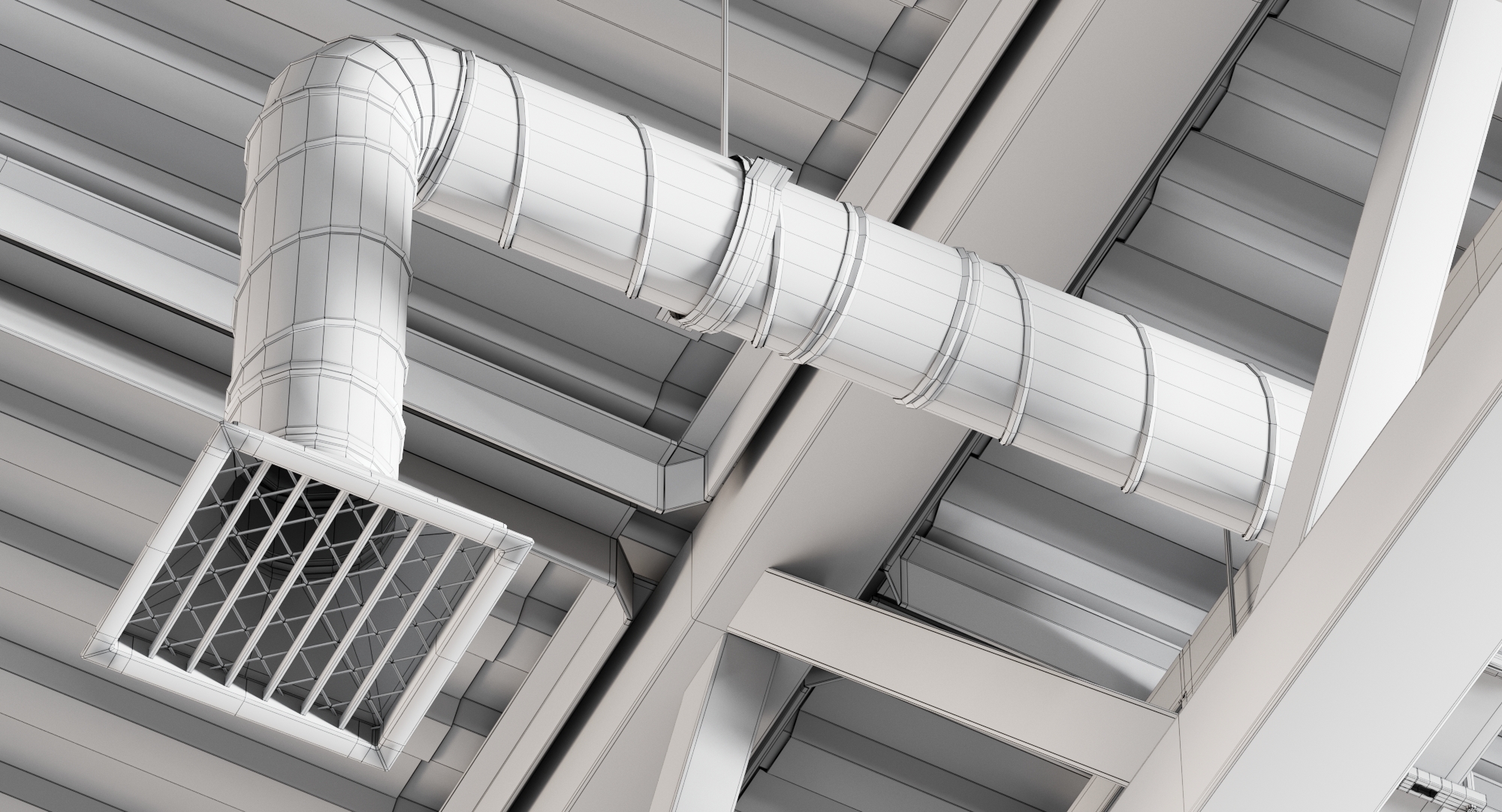 Ceiling ventilation 23 3D model - TurboSquid 1373788