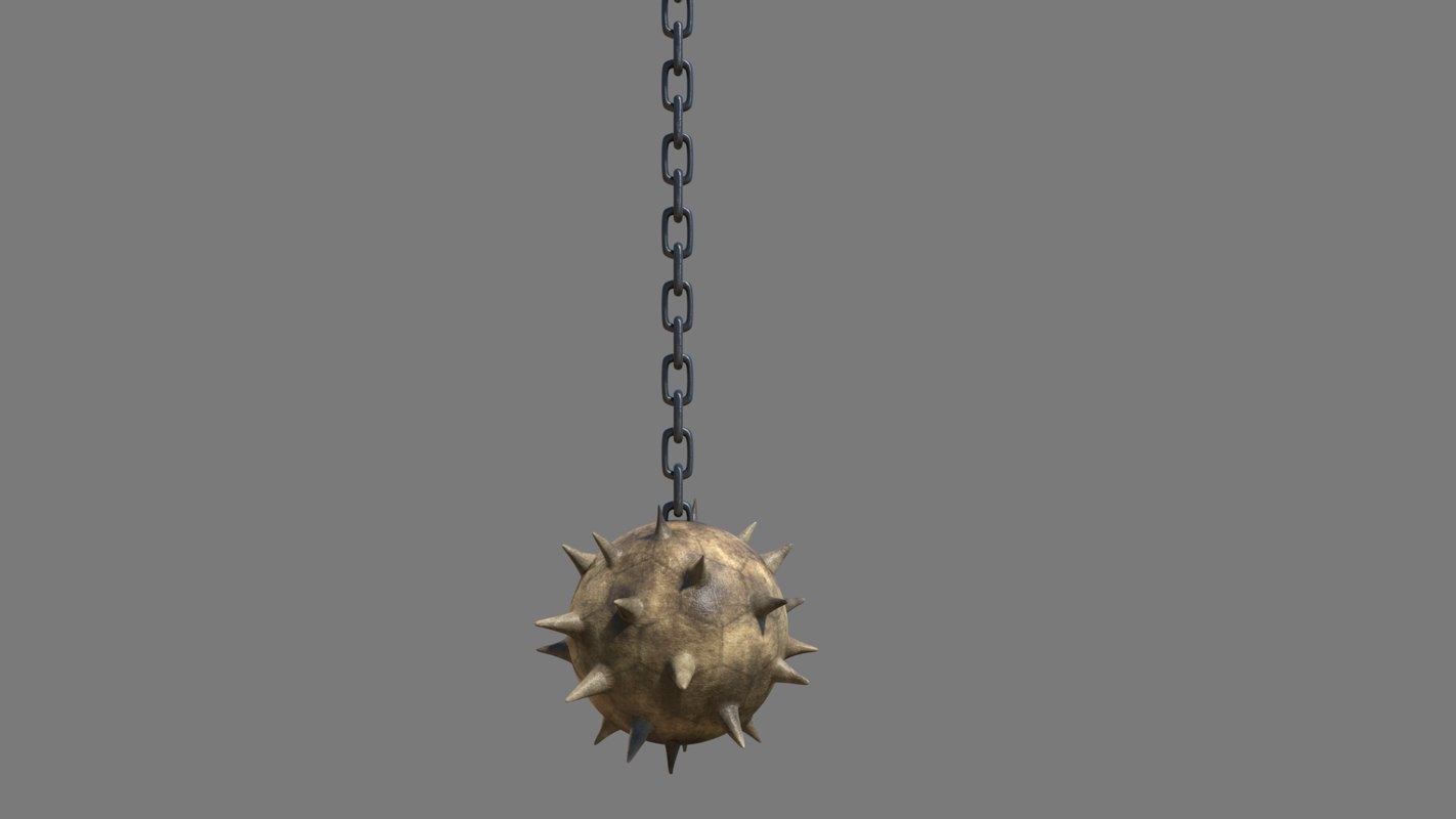 Chain ball weapon 3D - TurboSquid 1373754