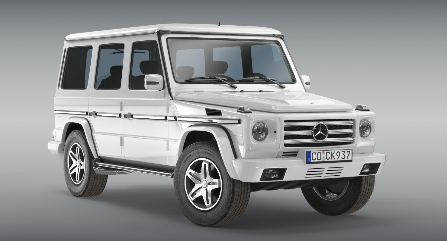 Mercedes-benz gelandewagen g-class white 3D model - TurboSquid 1373861