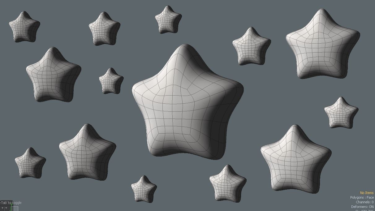 3D stars scene - TurboSquid 1374036
