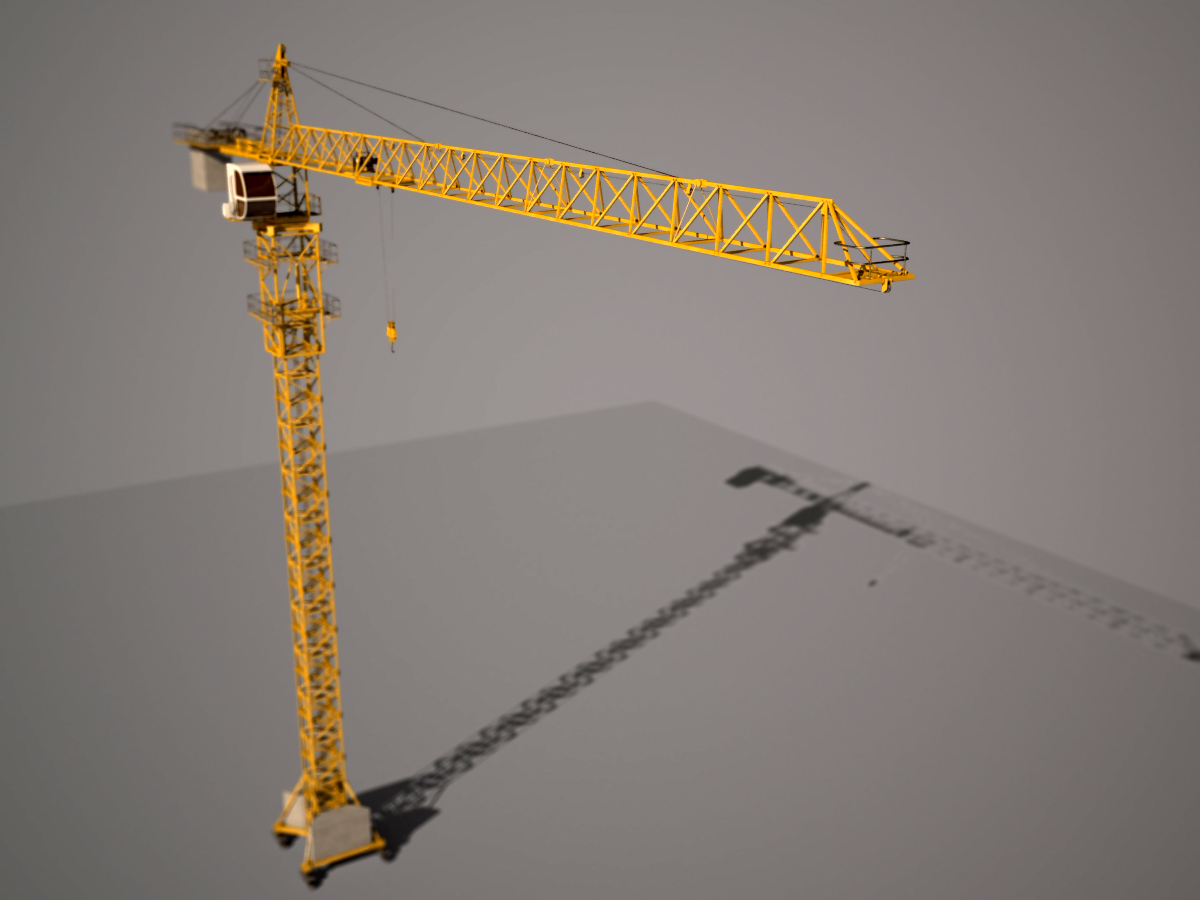 3D модель Башенный кран - TurboSquid 1374029