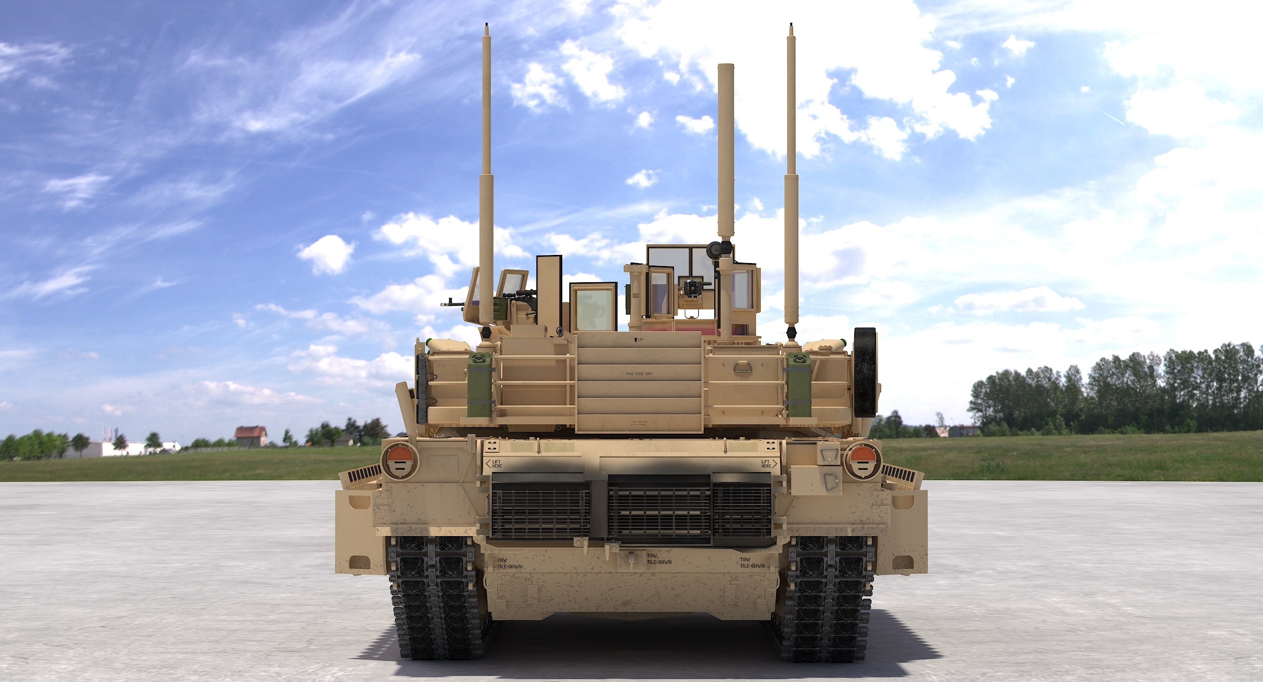 M1a2 Abrams Sep Tusk Ii(沙漠颜色 美国陆军)3d模型 Turbosquid 1374133