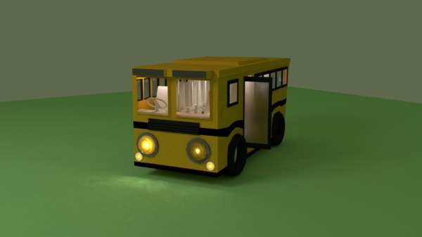 Bus Blender Models for Download | TurboSquid