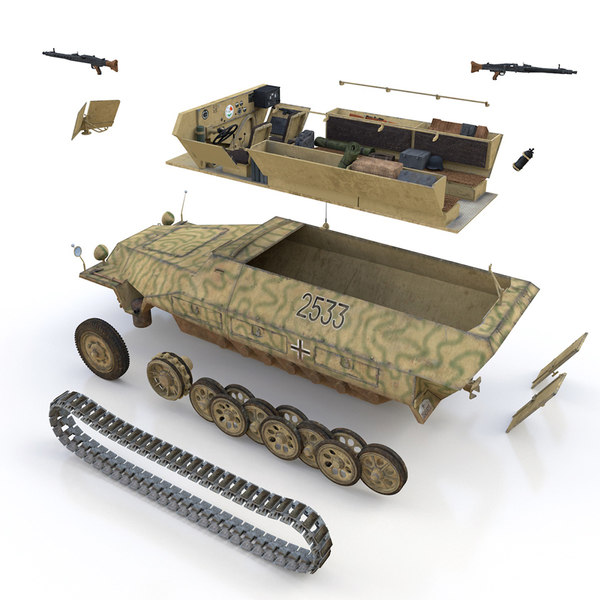 Sd kfz 1 ausf 3D model - TurboSquid 1374098